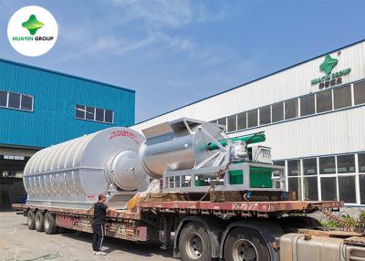 China Rubber Tyre Garbage Pyrolysis Oil Plant Refinery Equipment 10 Ton for sale