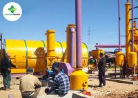 China Oil Carbon Black Pyrolysis Tyre Recycling Plant 10 Ton for sale