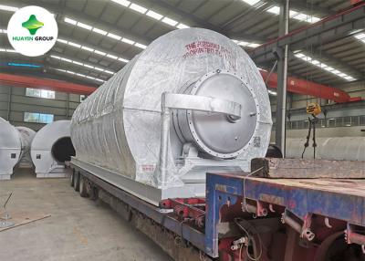 China Huayin Oil Plastic Pyrolysis Machine Plant batch 6 TPD for sale