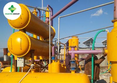 China Rubber No Pollution Pyrolysis Oil Plant 10 Ton Batch Type for sale