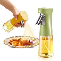 China 240ml 3 Color Glass Vinegar Olive Oil Dispenser Bottle BPA Free for sale
