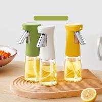 China 240ml 3 Color Glass Vinegar Olive Oil Dispenser Bottle BPA Free for sale