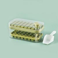 China ODM/OEM Custom Easy Press Personalized Ice Cube Mold With Lid And Bin Durable for sale
