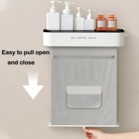 China Multifunctional  Wall Mounted Bathroom Storage Rack ABS Material for sale