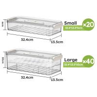 China Transparent Refrigerator Plastic Fridge Box Food Storage Container for sale
