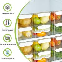 China Transparent Refrigerator Plastic Fridge Box Food Storage Container for sale