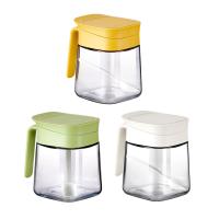 China ‎10.9 Ounces Salt Sugar Pepper Spice Storage Containers Glass Seasoning Jar Set Leakproof for sale