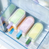 China Multicolors Non Stick DIY Ice Cream Popsicle Molds freezer ice pop maker for sale