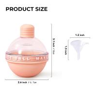 China DIY Whiskey Silicone large round ice Ball cube Mould for sale