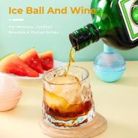 China DIY Whiskey Silicone large round ice Ball cube Mould for sale