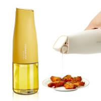 China Leakproof Cooking Oil Dispenser 2 In 1 Glass Vinegar Oil Bottle for sale