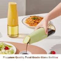 China Leakproof Cooking Oil Dispenser 2 In 1 Glass Vinegar Oil Bottle for sale