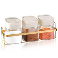 China Kitchen Seasoning Spice Tools Condiment Jar Set 300ml 10 Ounces Easy Install for sale