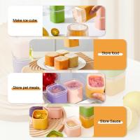 China Silicone Large Storage Whisky Separate Single Ice Cube Tray For Freezer With Lid for sale