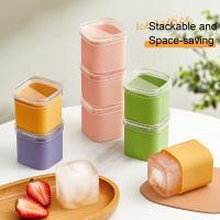 China Silicone Large Storage Whisky Separate Single Ice Cube Tray For Freezer With Lid for sale