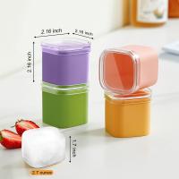 China Silicone Large Storage Whisky Separate Single Ice Cube Tray For Freezer With Lid for sale