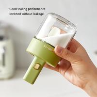 China Sturdy 250ml Kitchen Empty Spice Jars Glass Seasoning Bottle With Spoon for sale