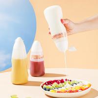 China Plastic Ketchup BBQ Chili Sauce Condiment Squeeze Bottles Durable 300ml/500ml for sale