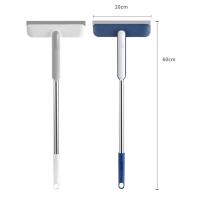 China Multifunctional Window Screen Cleaner Brush Long Handle Multipurpose Screen Brush for sale