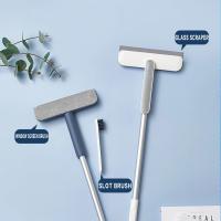 China Multifunctional Window Screen Cleaner Brush Long Handle Multipurpose Screen Brush for sale