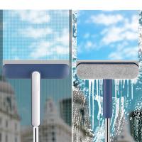 China Multifunctional Window Screen Cleaner Brush Long Handle Multipurpose Screen Brush for sale
