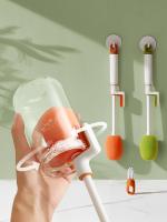 China 3 IN 1 Multifunction Long Handle Cup Lid Cleaning Brush Cup Washing Brush for sale