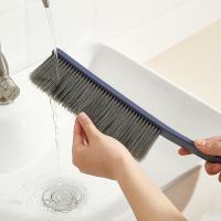China Plastic Long Handle Soft Bristle Bed Dusting Brush Bed Cleaning Brush for sale