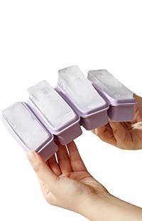 China New custom Multipurpose large rectangle Silicone Ice Cube Tray for sale