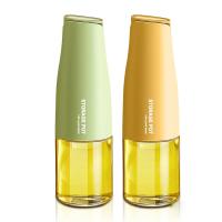 China Leakproof Cooking Oil Dispenser 2 In 1 Glass Vinegar Oil Bottle for sale