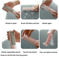 China Lightweight Reusable Portable Pet Hair Remover Roller Lint Brush Easy To Use for sale