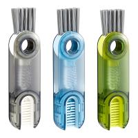 China Simple 3 In 1 Multifunctional Wine Bottle Cleaning Brush for sale