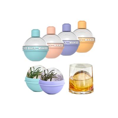 China DIY Whiskey Silicone large round ice Ball cube Mould for sale
