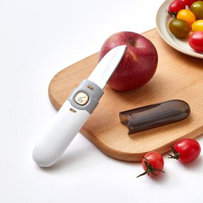 China Stainless Steel Multifunctional Sharp Pocket Kitchen Knife 2 In 1 Double Head for sale