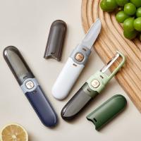 China Stainless Steel Multifunctional Sharp Pocket Kitchen Knife 2 In 1 Double Head for sale