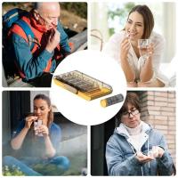 China Plastic Pill Box Organizer Portable Tablet Case Eco Friendly Weekly Pill Organizer for sale