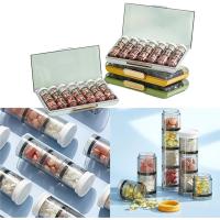 China Plastic Pill Box Organizer Portable Tablet Case Eco Friendly Weekly Pill Organizer for sale