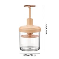 China OEM Plastic Face Wash Hair Shampoo Dew Foam Press Foaming Bubbler Cup for sale