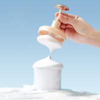 China OEM Plastic Face Wash Hair Shampoo Dew Foam Press Foaming Bubbler Cup for sale