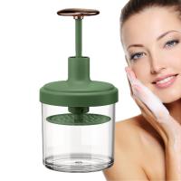 China OEM Plastic Face Wash Hair Shampoo Dew Foam Press Foaming Bubbler Cup for sale