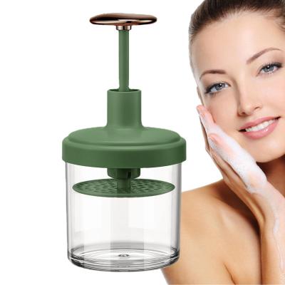 China OEM Plastic Face Wash Hair Shampoo Dew Foam Press Foaming Bubbler Cup for sale