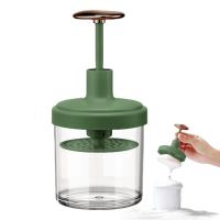China OEM Plastic Face Wash Hair Shampoo Dew Foam Press Foaming Bubbler Cup for sale
