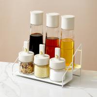 China Plastic Durable 6pcs Kitchen Containers Set For Storage Spice And Oil for sale