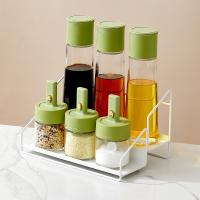 China Plastic Durable 6pcs Kitchen Containers Set For Storage Spice And Oil for sale