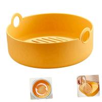 China Round Reusable Air Fryer Instant Pot Silicone Liners Food Grade  19.1*8.1cm for sale
