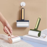 China Reusable Lint Brush Roller Sticky Lint Remover Pet Hair Remover Roller for sale