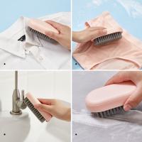 China customization PP PBT Clothes Washing Brush Compact 11.5*6.5*4cm for sale