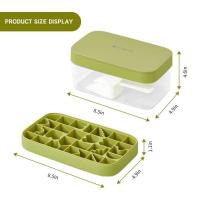 China Silicone Creative Fun Lego Building Brick Ice Cube Tray Mold With Lid 600g for sale