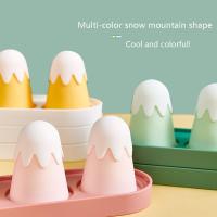 China Food Grade Homeuse DIY Ice Cream Popsicle Molds Silicone Ice Cream Mould for sale