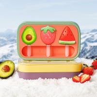 China DIY Kids Cute Shapes Ice Cream Popsicle Molds Ice Cream Making Mould Odorless for sale