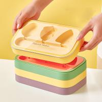 China DIY Kids Cute Shapes Ice Cream Popsicle Molds Ice Cream Making Mould Odorless for sale